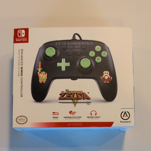 Nintendo | Video Games & Consoles | Nintendo Black And Green Wired ...